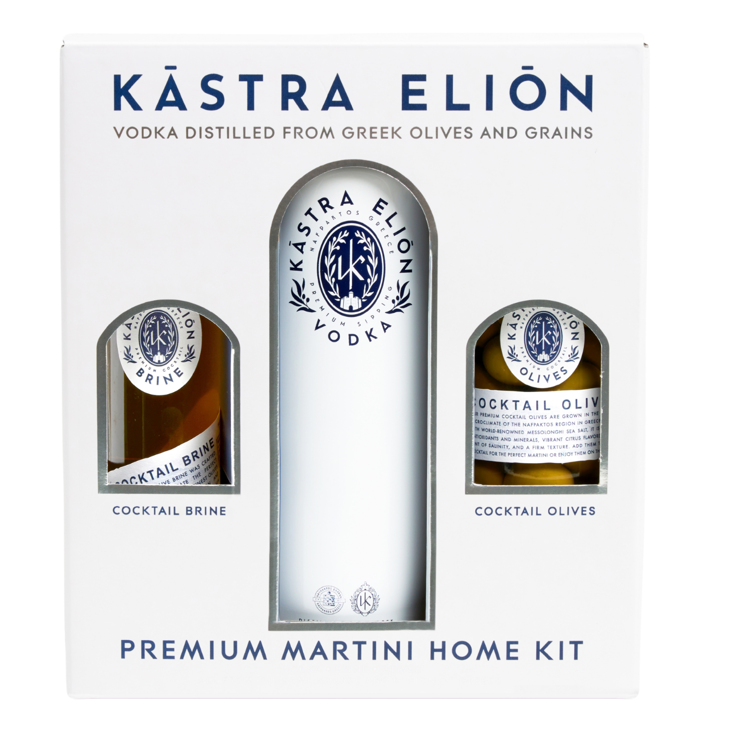 Kástra Elión Vodka Martini Gift Set | Greek Premium Vodka | Local ...